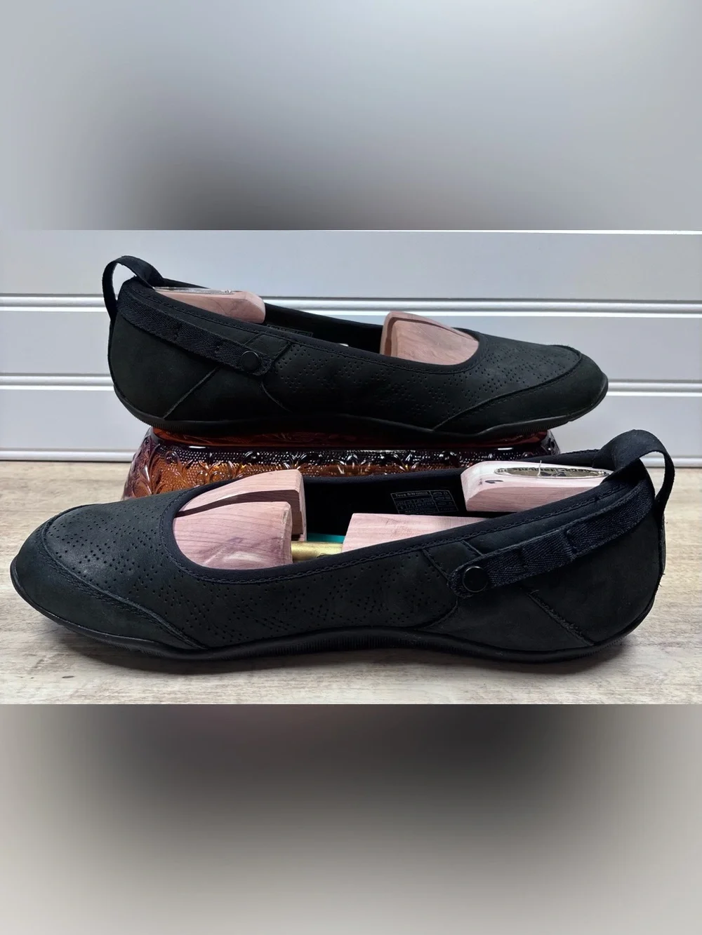 Teva | Shoes | Teva Niyama Flat Perf Black Suede Convertible Mary Jane ...